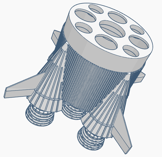 Boyce Saturn V Fin Can 1:100 Scale (29/18mm) – Boyce Aerospace Hobbies, LLC