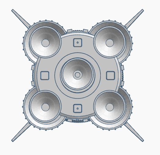 Boyce Saturn V Fin Can 1:100 Scale (29/18mm) – Boyce Aerospace Hobbies, LLC