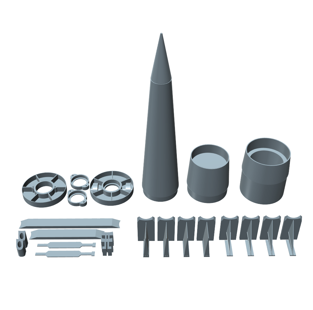 Boyce Aerospace Hobbies | Pershing 1A Rocket Builders Kit – Boyce ...