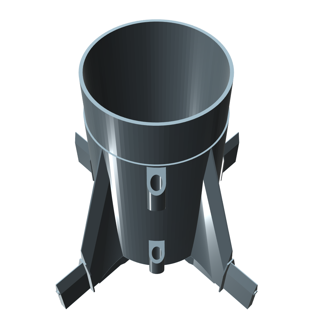 Boyce Aerospace Hobbies | Maxi V-2 Rocket Fin Upgrade Kit – Boyce ...